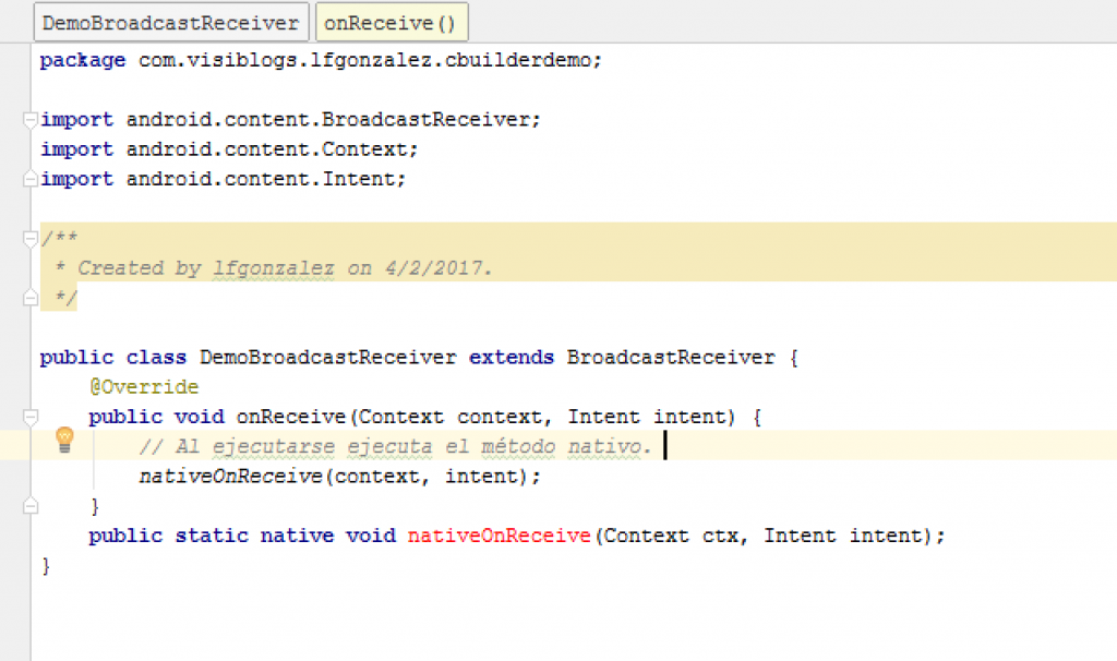C++Builder 10.2 Tokyo. JNI. BroadcastReceiver Android. | Blogs de Luis ...